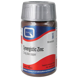 Quest Syneristic Zinc 15mg with Copper - 30 Tablets